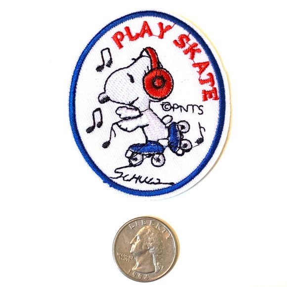 Accessories | Snoopy Patch Iron On Peanuts Skate Dog Retro Diy | Poshmark